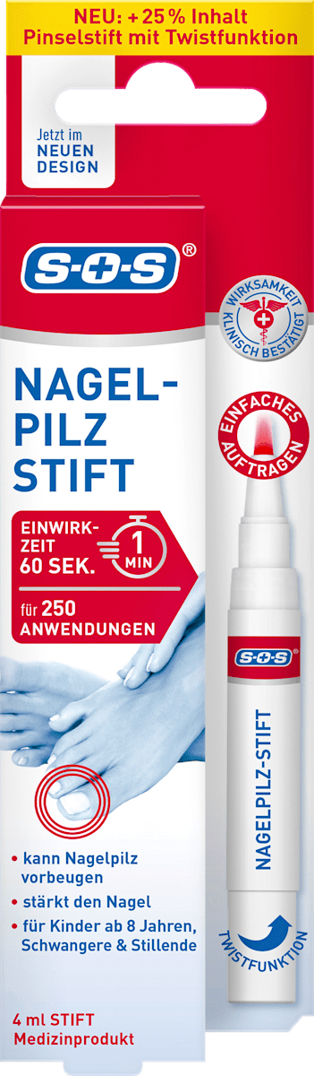 SOS Nagelpilz Entferner Stift, 4 ml dauerhaft günstig online kaufen | dm.de