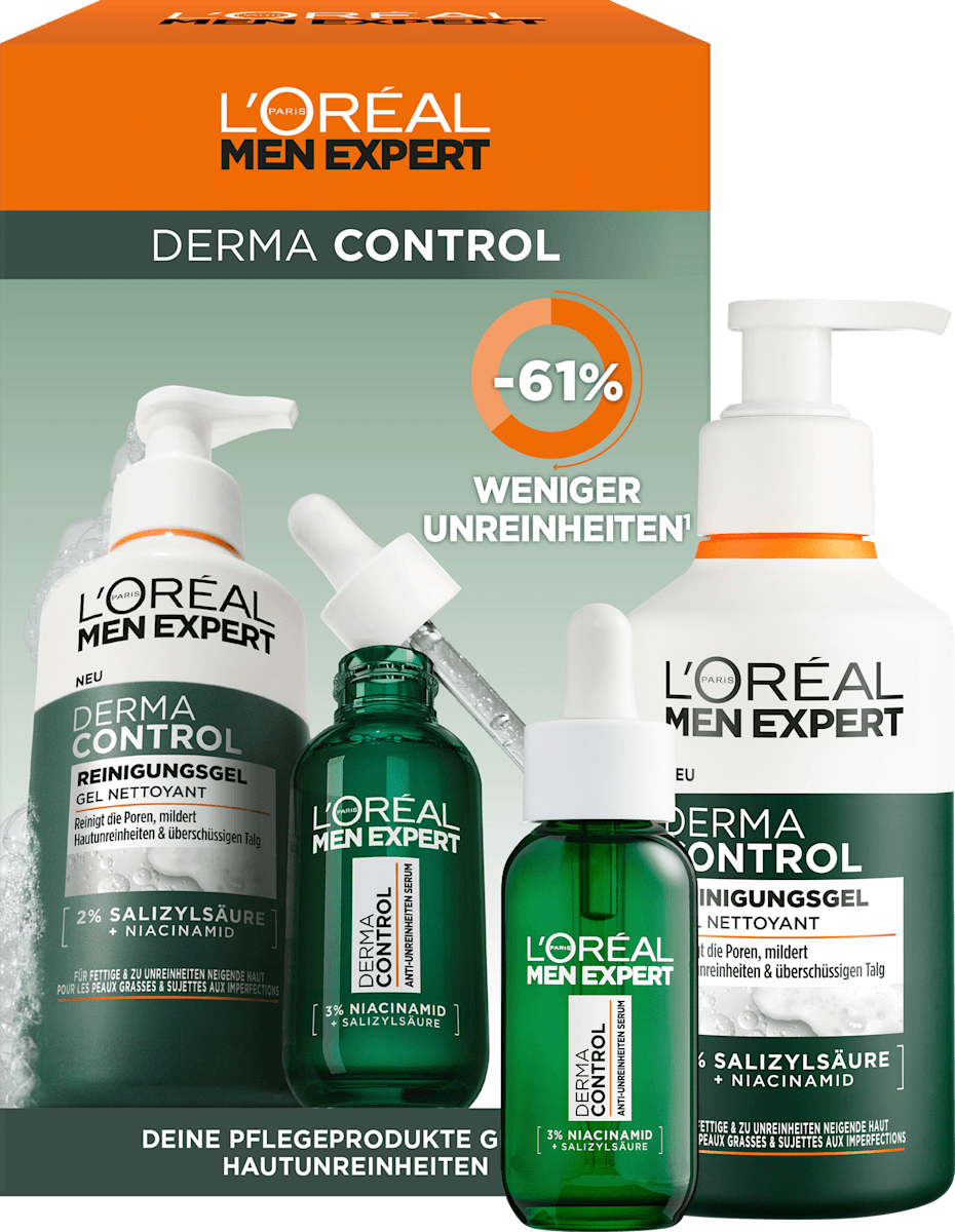 L'ORÉAL PARiS MEN EXPERT Derma Control Set 2tlg, 1 St dauerhaft günstig ...