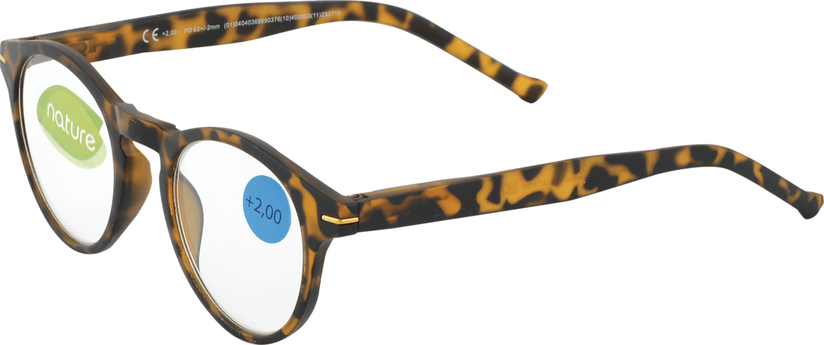 visiomax Očala za branje, dioptrija: +2,00, z živalskim vzorcem, 1 kos ...
