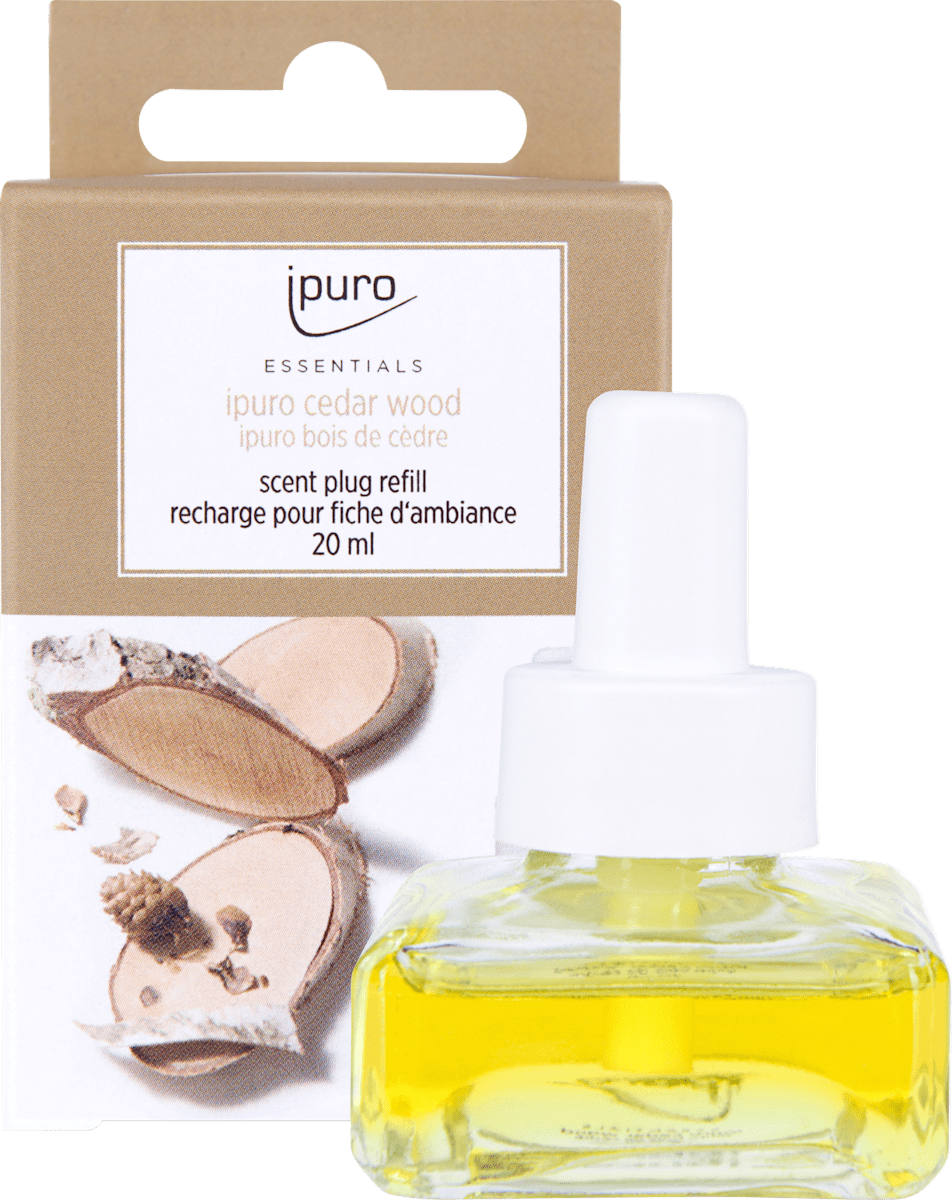 ipuro Lufterfrischer Duftstecker Cedar Wood Nachfüllpack, 20 ml ...