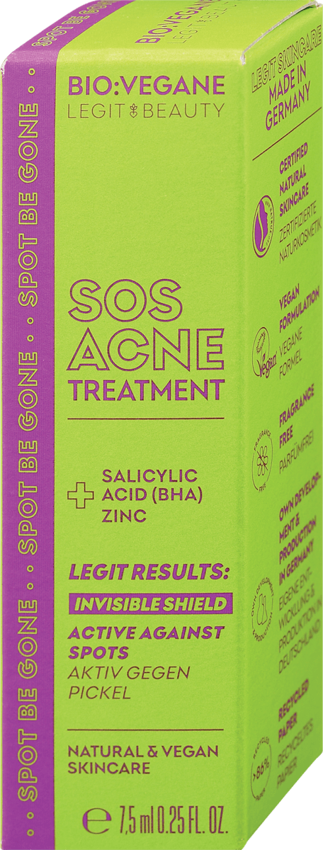 BIO:VEGANE Серум против акне SOS със салицилова киселина, 7,5 ml | dm ...