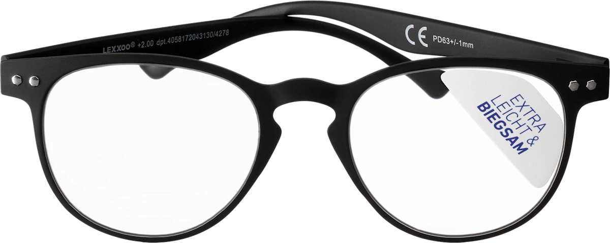 visiomax Očala za branje, dioptrija: +2,50, črna, 1 kos | dm.si