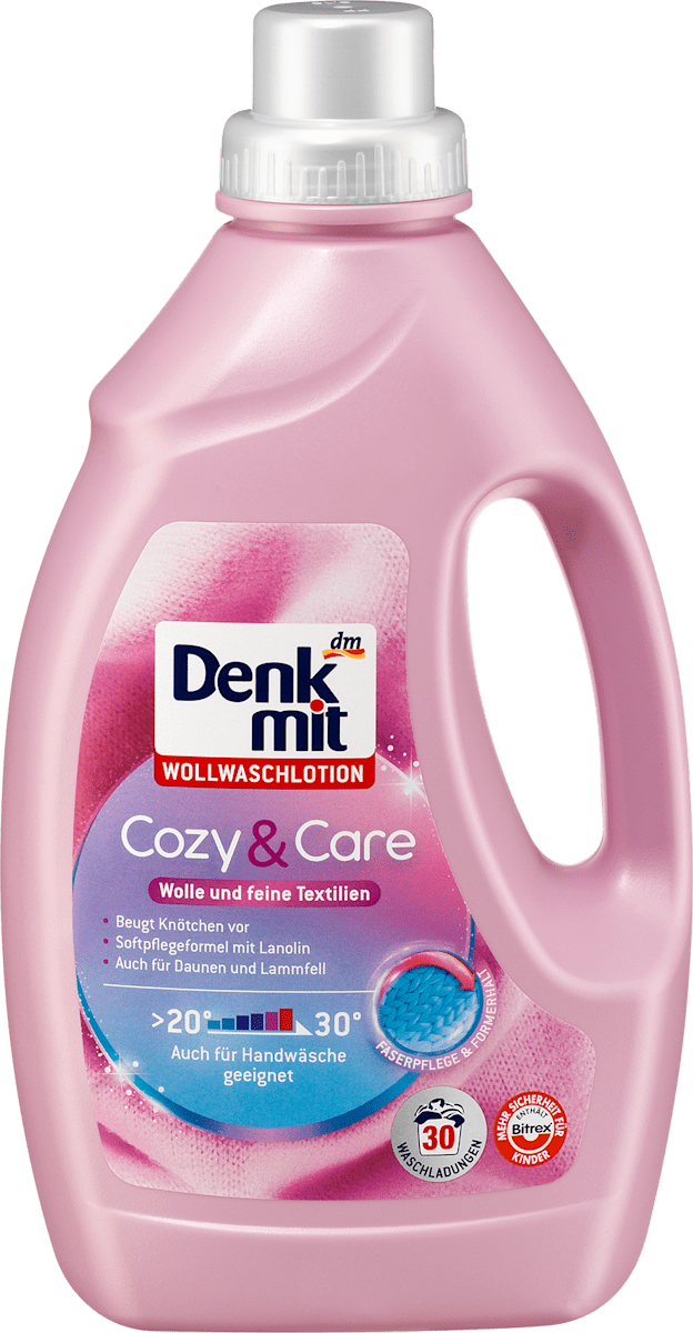 Denkmit Feinwaschmittel Lotion Cozy & Care, 30 Wl dauerhaft günstig ...