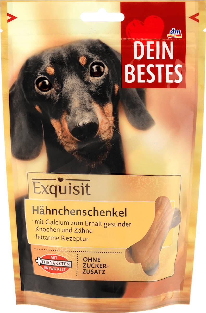 Dein Bestes Gustare pulpe de pui pentru câini, 80 g | dm.ro