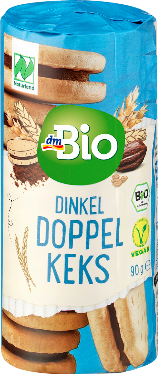 dmBio Kekse, Dinkel Doppelkeks Kakao, Mini, Naturland, 90 g dauerhaft ...