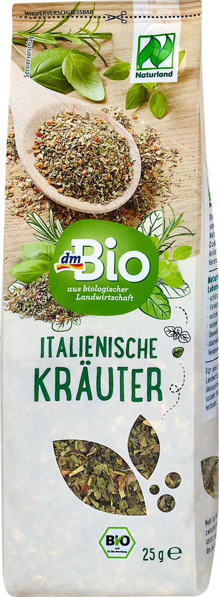 dmBio Mix di erbe aromatiche italiane bio, 25 g | dm Italia