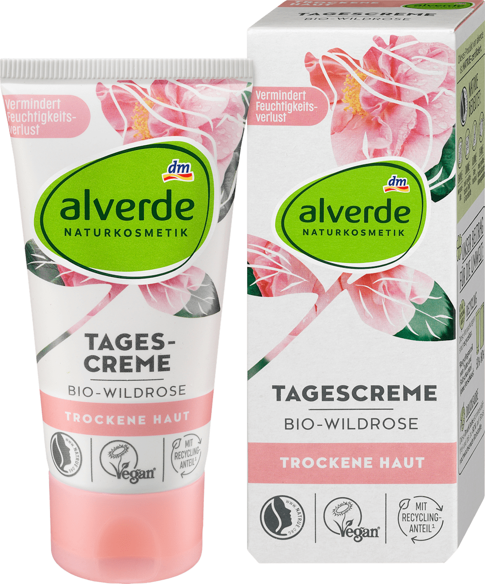 alverde NATURKOSMETIK Cremă de față de zi cu trandafir sălbatic, 50 ml ...