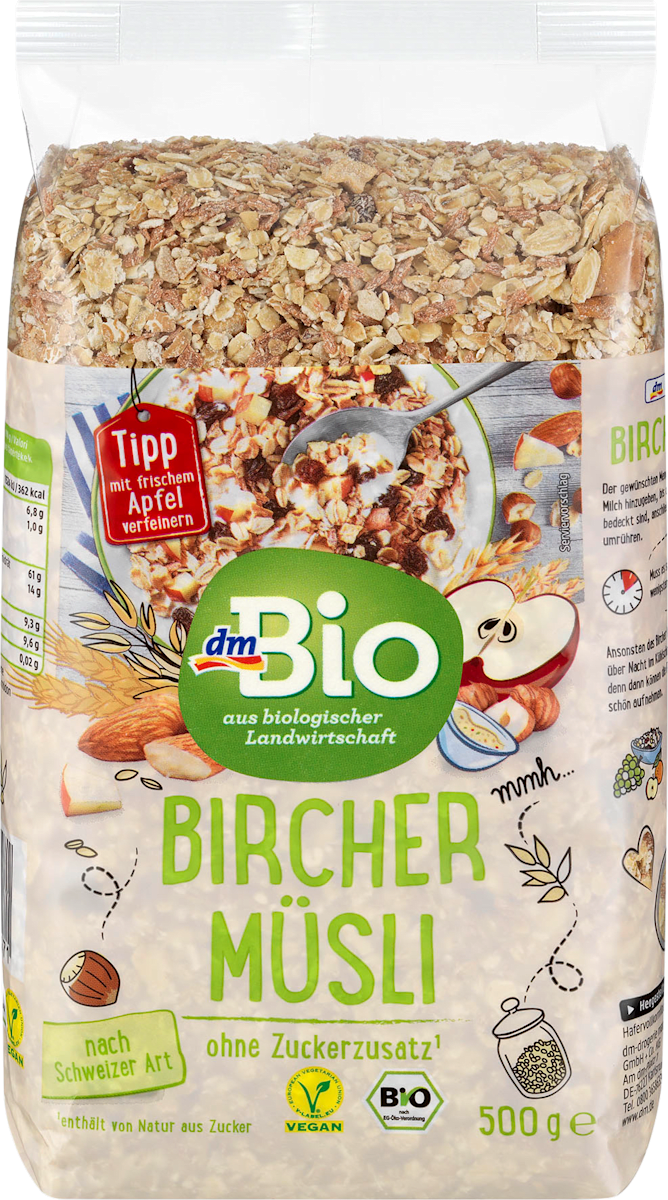 dmBio Musli dr Birchera, 500 g kupuj w zawsze korzystnych cenach | dm