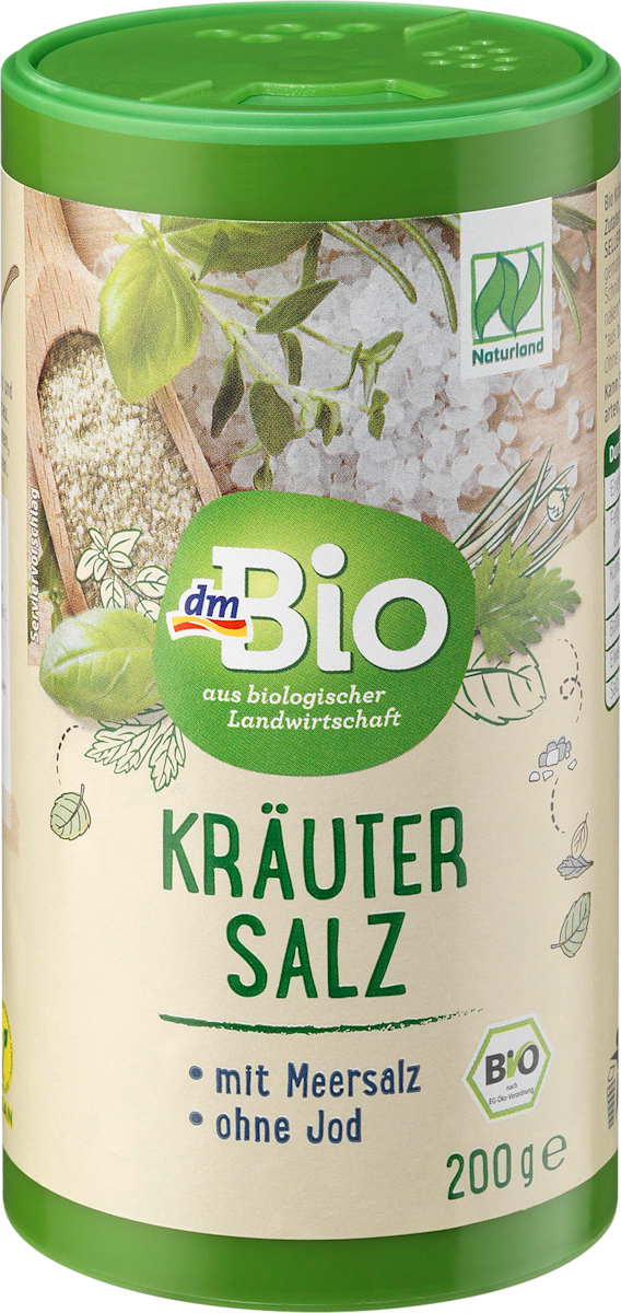 dmBio Bio zöldfűszersó, tengeri sóval, 200 g | dm.hu