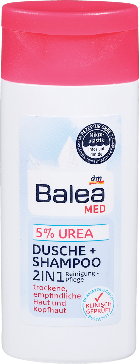 Balea med UREA sprchový gel & šampon 2 v 1, 50 ml | dm.cz