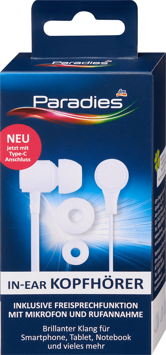 Paradies Kopfhörer In-Ear Type C Anschluss, 1 St dauerhaft günstig ...