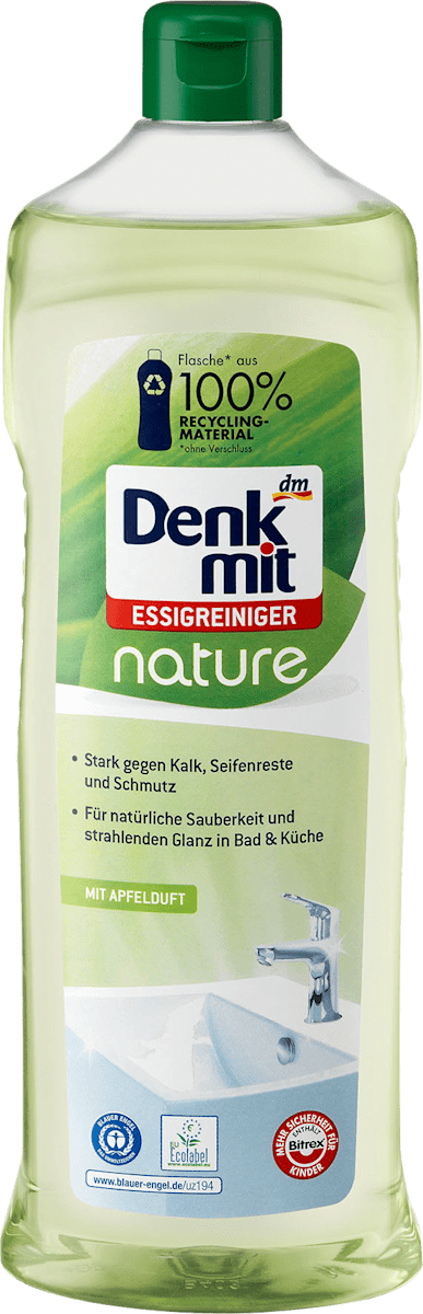 Denkmit Essigreiniger Nature mit Apfel-Duft, 1 l | dm.at