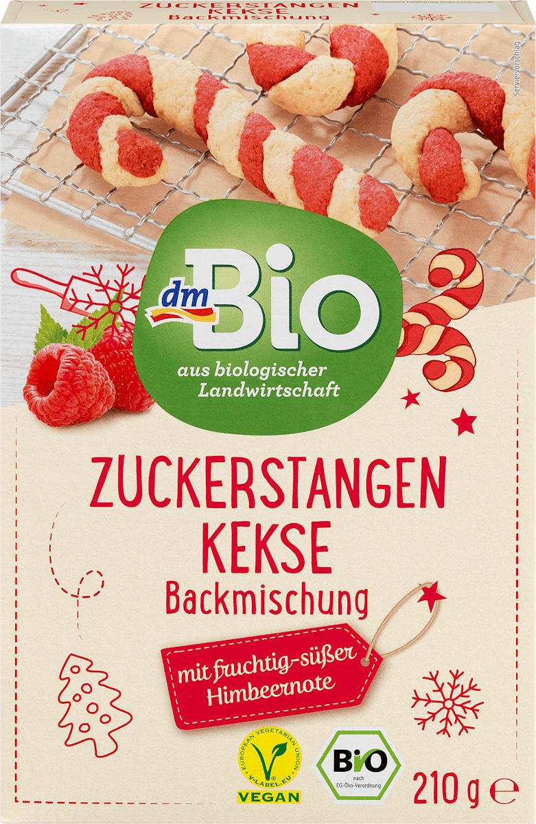 dmBio Backmischung Zuckerstangen Kekse, 210 g | dm.at