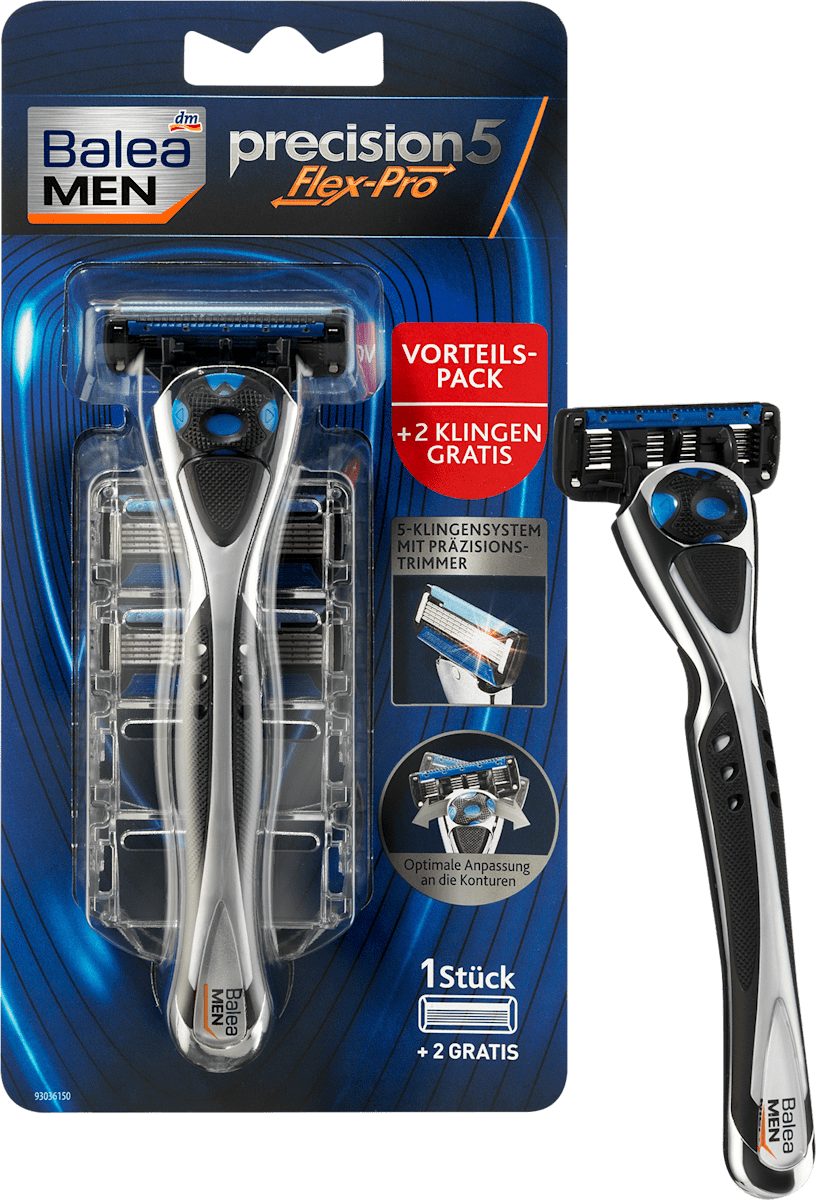 Balea MEN Rasierer, Precision 5 Flex-Pro, 1 St dauerhaft günstig online ...