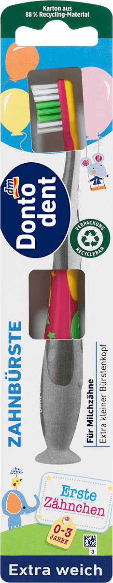Dontodent Otroška zobna ščetka Prvi zobki, Super Soft, več različic, 1 ...