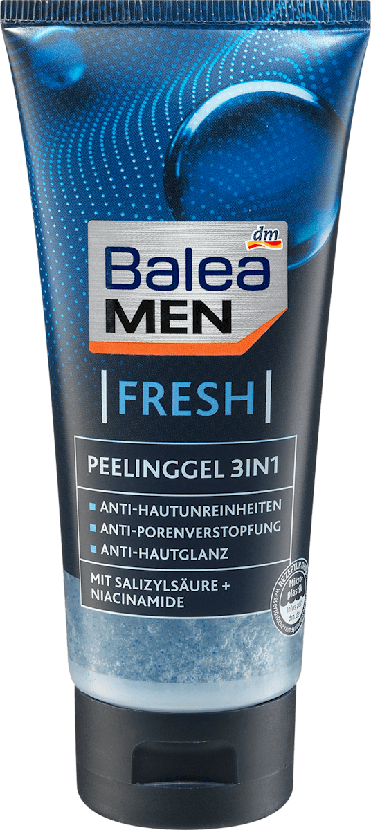 Balea MEN Gel peeling 3in 1, 100 ml | dm.ro