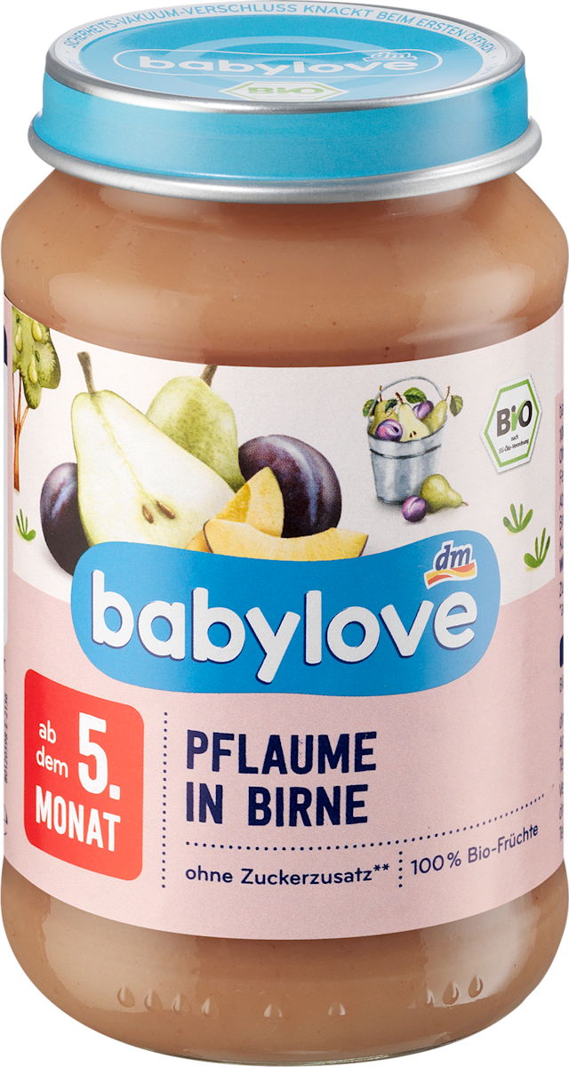 babylove Bebi kašica - šljiva u krušci, od 5. meseca, 190 g | dm.rs