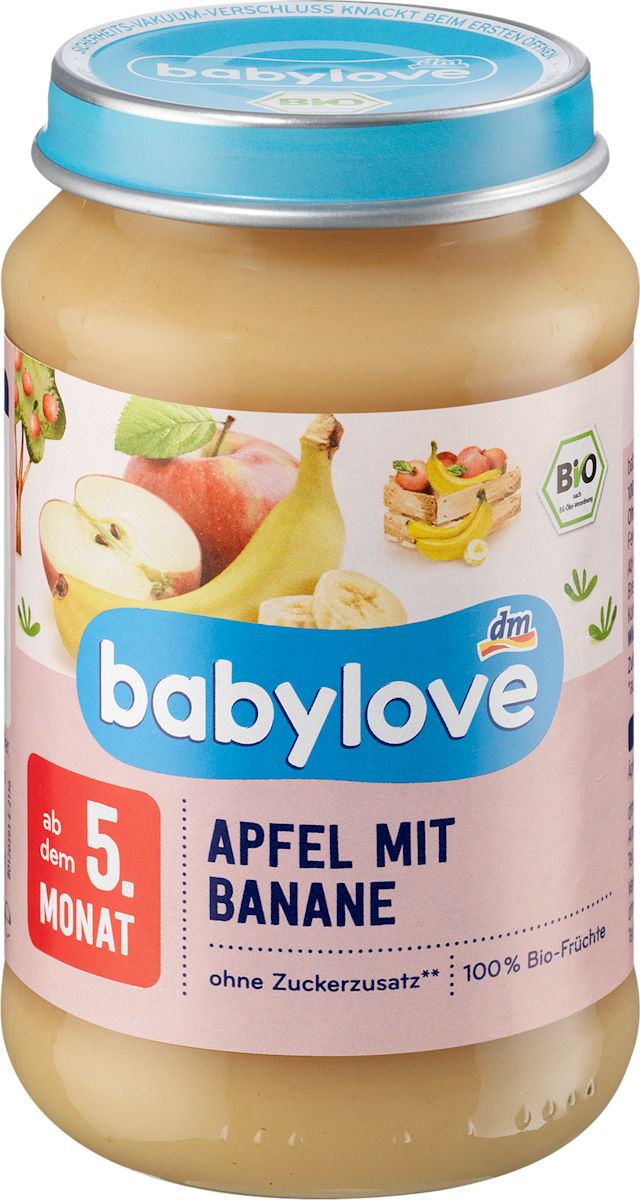 babylove Bebi kašica - jabuka i banana, od 5. meseca, 190 g | dm.rs