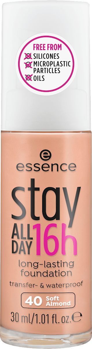 essence Tekoči puder stay all day 16h long-lasting 40 soft almond, 30 ...