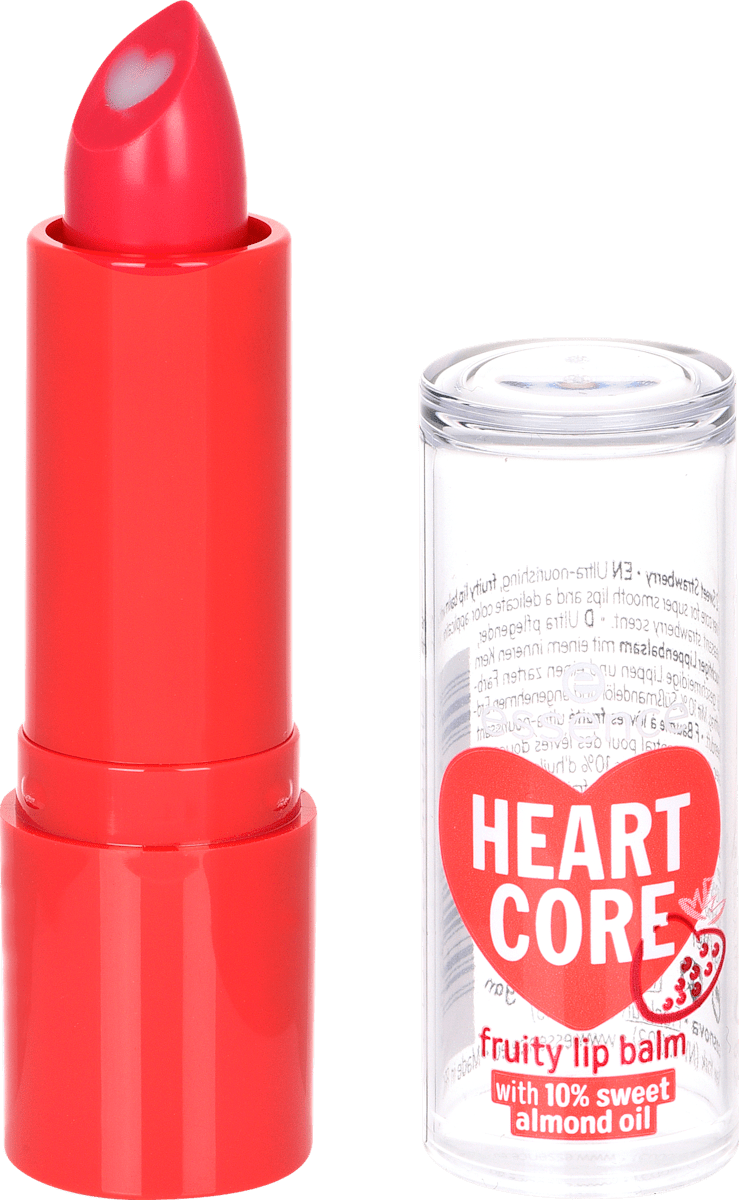essence Heart Core fruity balzam za usne – 02 Sweet Strawberry, 3 g | dm.rs