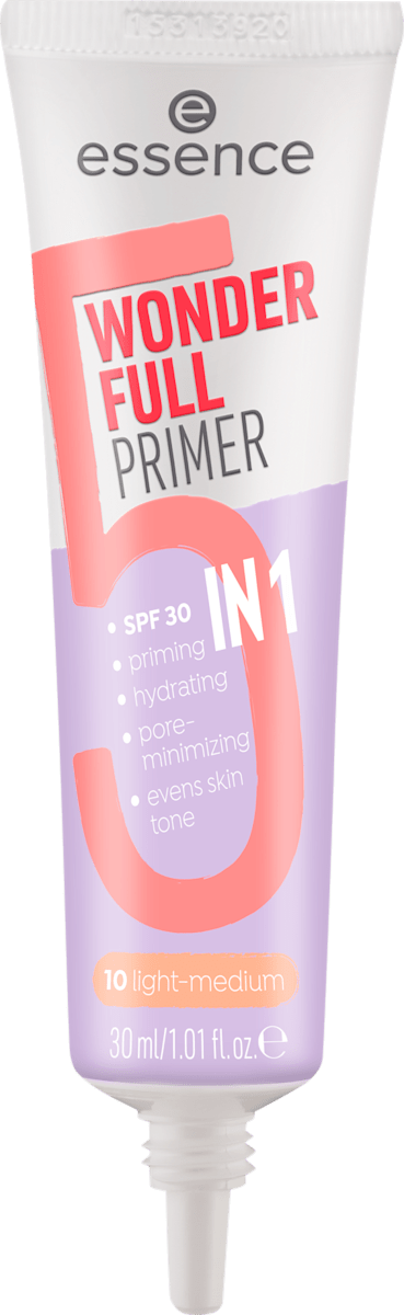 essence Primer 5in1 Wonder Full 10 Light-Medium, 30 ml | dm.ro