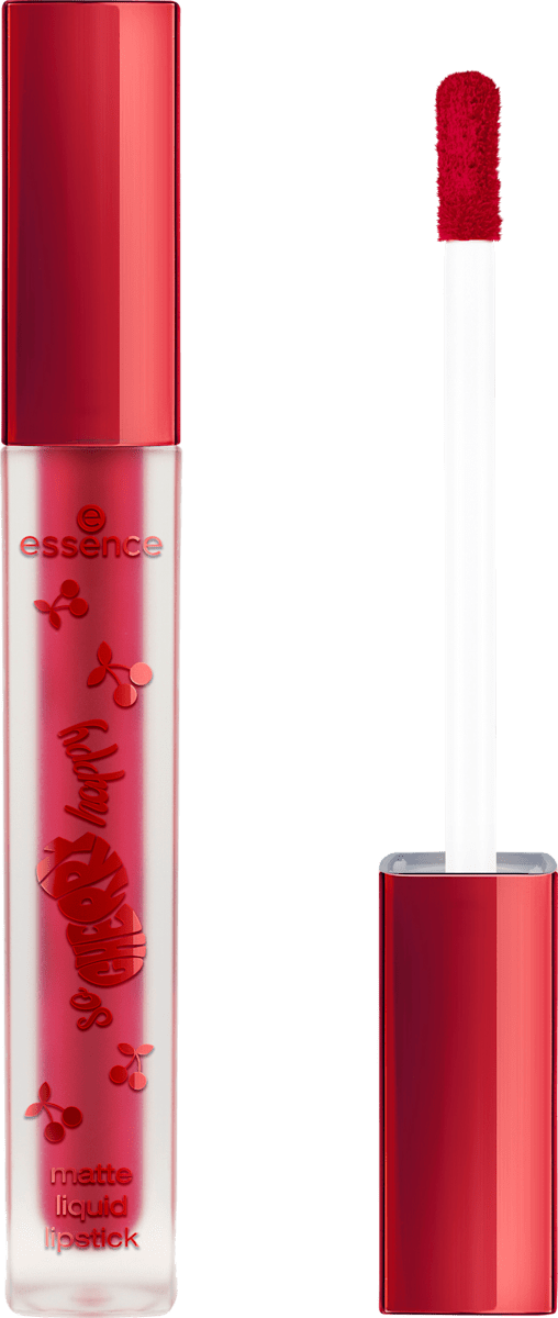 essence Mat tekoče rdečilo za ustnice SO CHERRY, 01 Cherry Kisses, 4 ml ...