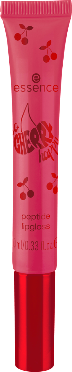 essence Glos za ustnice s peptidi SO CHERRY, 01 Cherry On Top, 10 ml ...