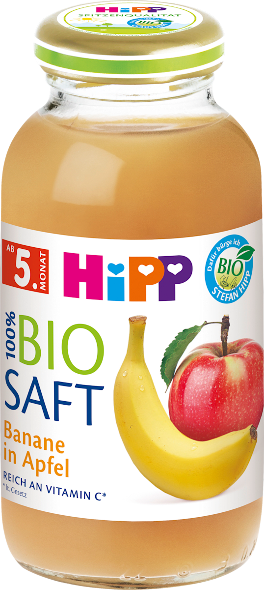 HiPP Saft Bio Banane in Apfel ab dem 5. Monat, 200 ml | dm.at