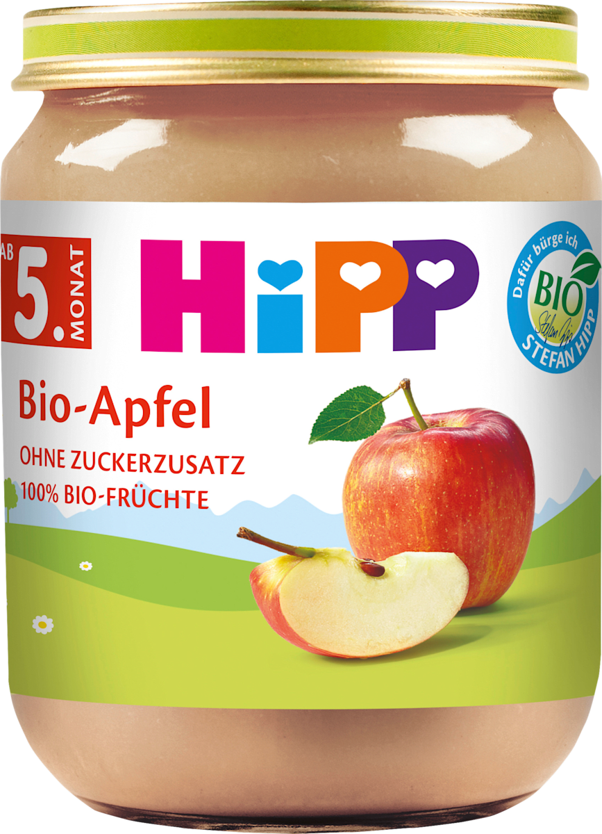 HiPP Früchte Bio-Apfel ab dem 5. Monat, 125 g | dm.at