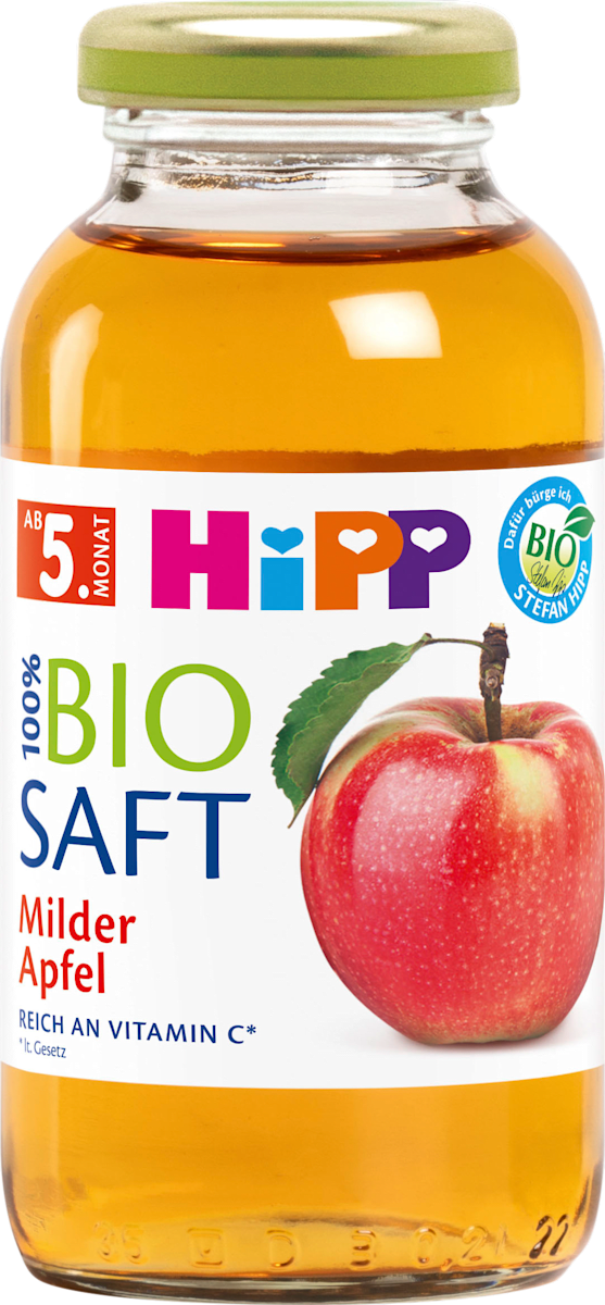 HiPP Saft Bio Milder Apfel ab dem 5. Monat, 200 ml | dm.at
