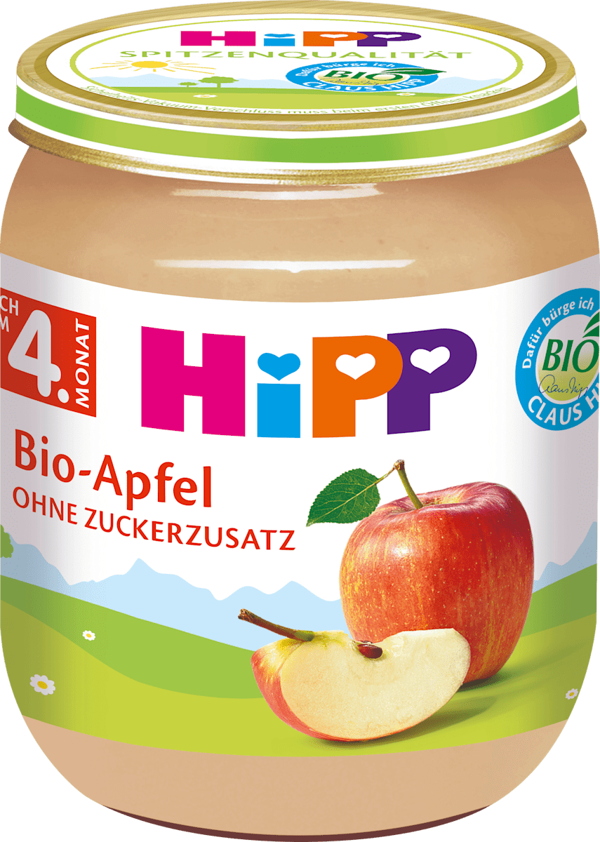 HiPP Früchte Bio-Apfel nach dem 4. Monat, 125 g dauerhaft günstig ...