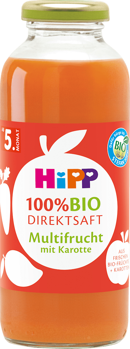 HiPP Saft Bio Multifrucht mit Karotte Direktsaft ab dem 5. Monat, 330 ml | dm.at