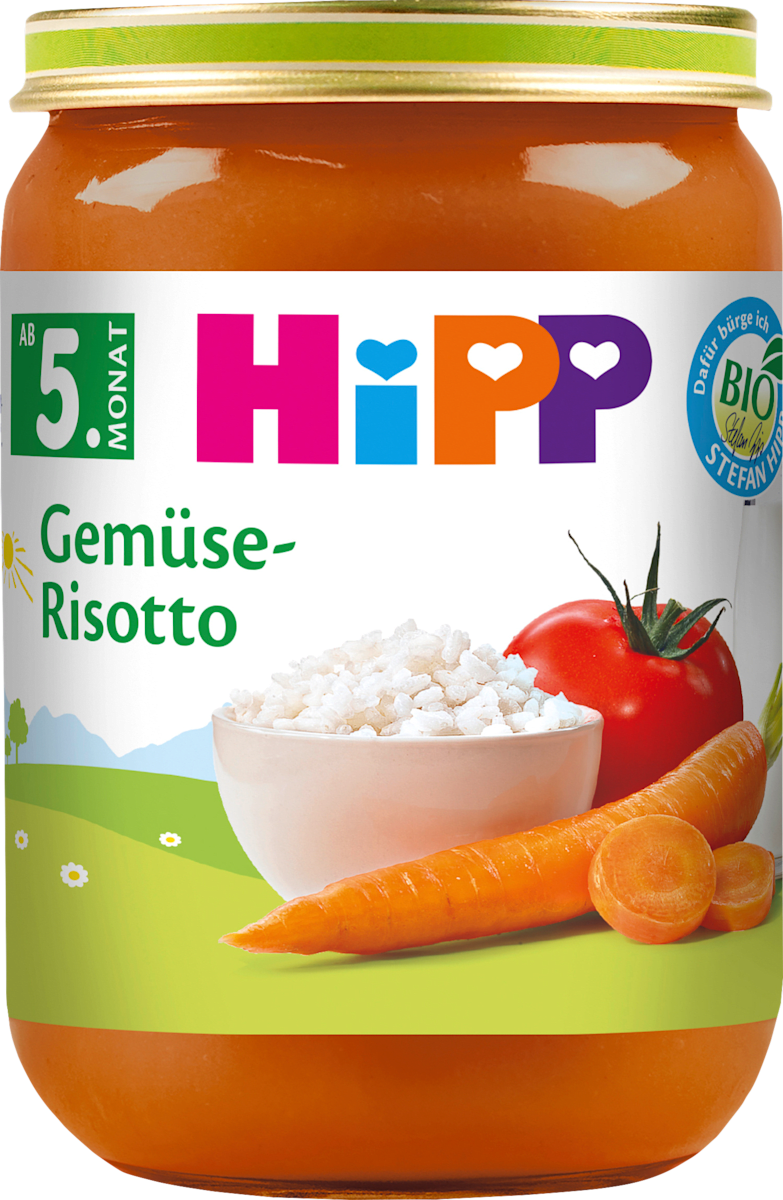 HiPP Menü Gemüse-Risotto nach dem 4.Monat, 190 g | dm.at