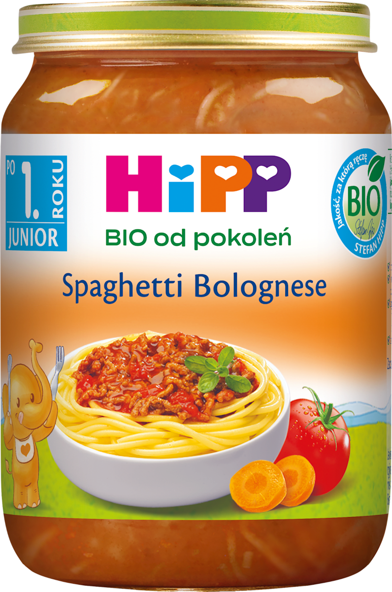 HiPP Spaghetti Bolognese BIO, po 1. roku, 250 g kupuj w zawsze korzystnych cenach | dm