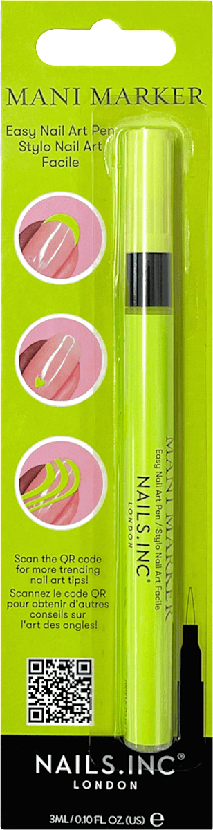 NAILS.INC Nageldesign Stift Mani Marker Green Neon, 1 St dauerhaft ...