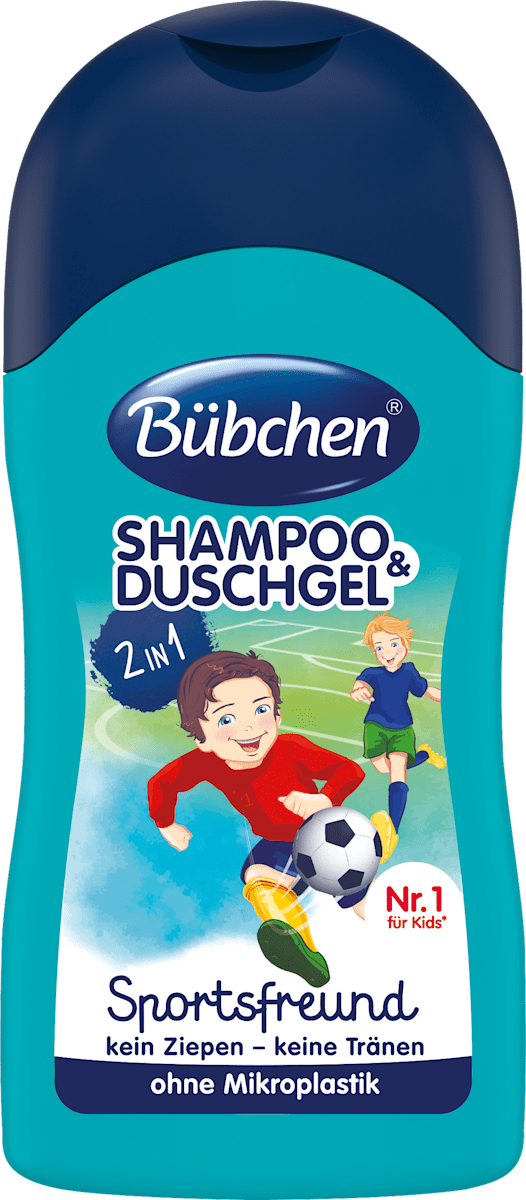 Bübchen Kinder Shampoo & Duschgel Sportsfreund, Reisegröße, 50 ml ...