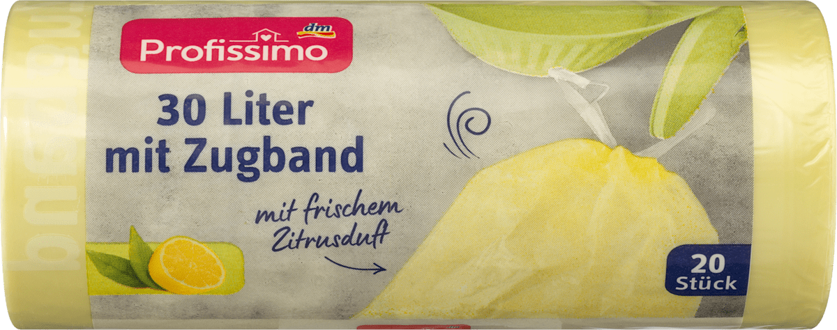 Profissimo Zaťahovacie vrecia na odpad s vôňou 30 l, 20 ks | mojadm.sk