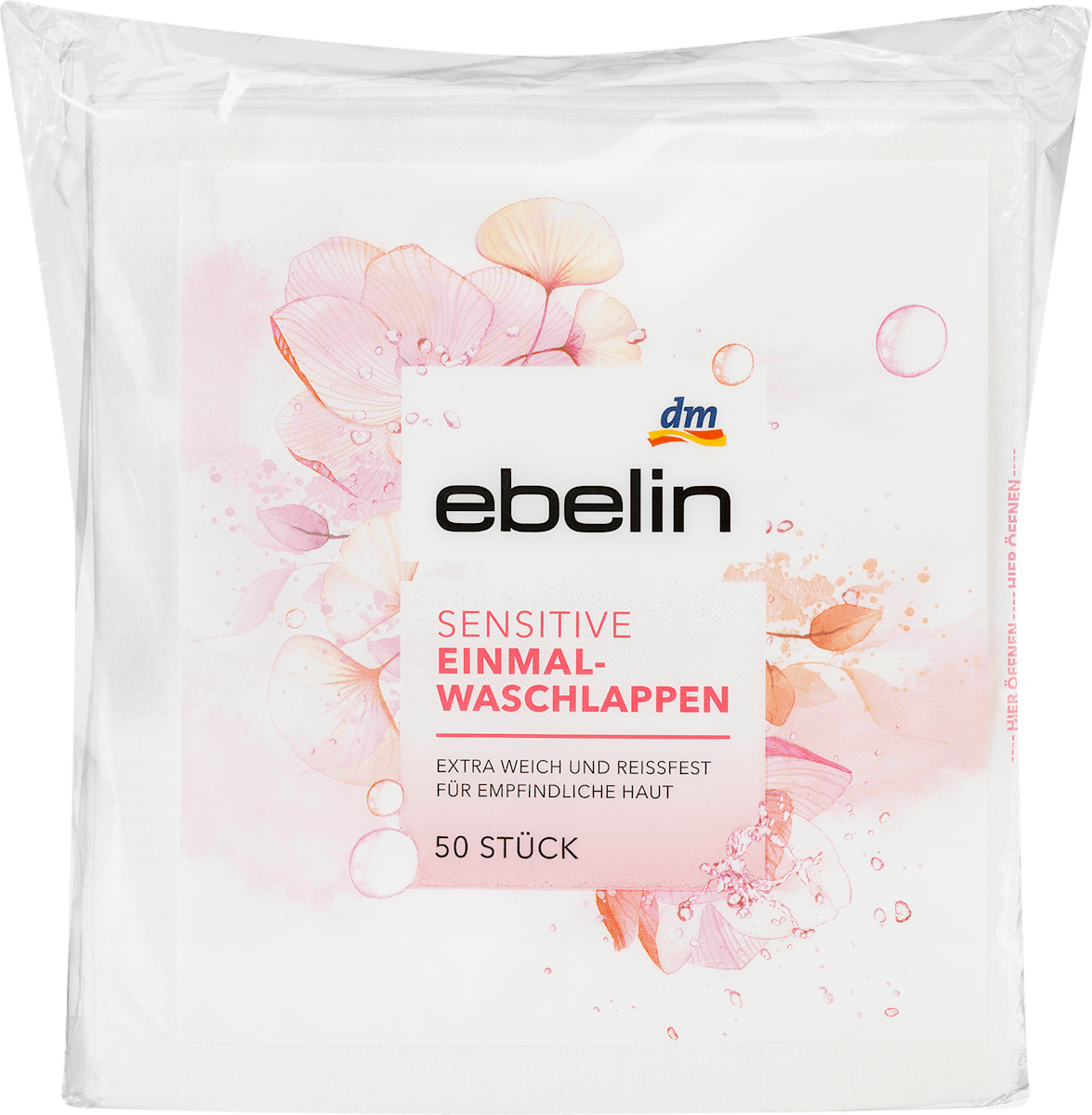 ebelin Einmalwaschlappen sensitiv, 50 St dauerhaft günstig online ...