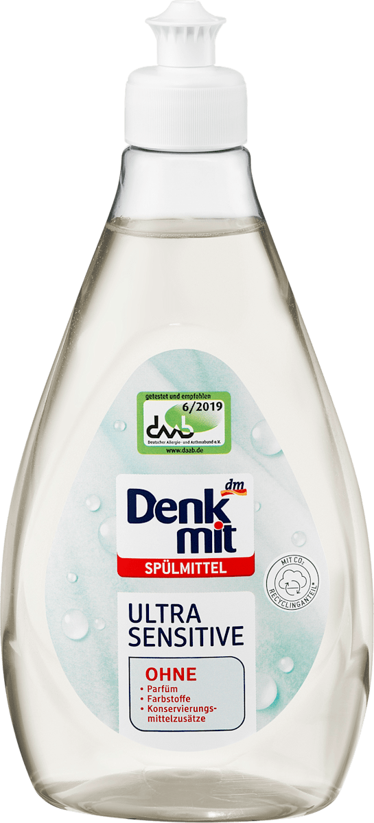 Denkmit Препарат за миене на съдове Ultra Sensitive, 500 ml | dm България