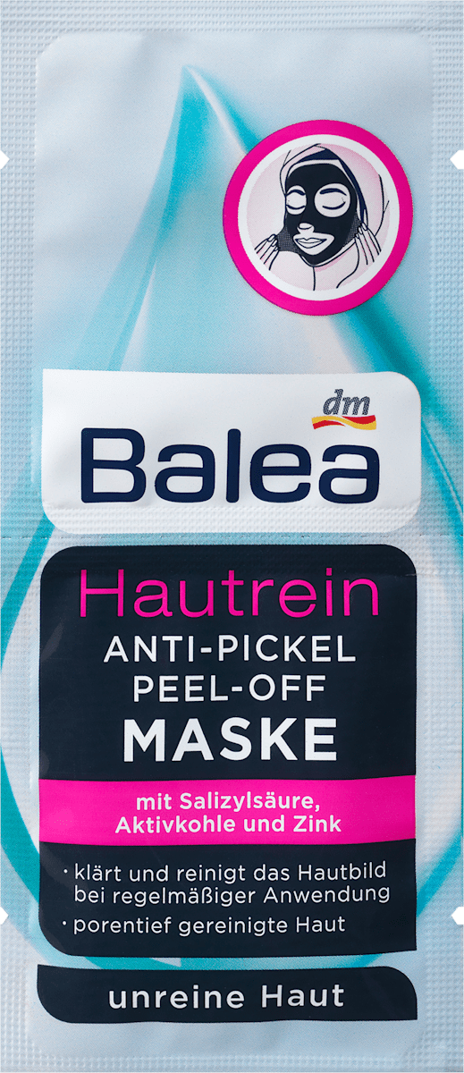 Balea Maska za lice protiv bubuljica Peel-off, 16 ml | dm.rs