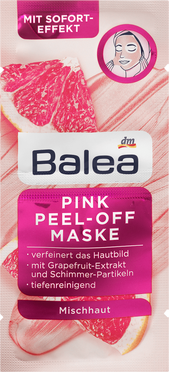 Balea Маска за лице Pink Peel-Off, 16 ml | dm България