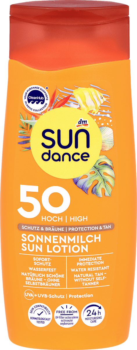 sundance Слънцезащитно мляко SPF 50, 200 ml | dm България