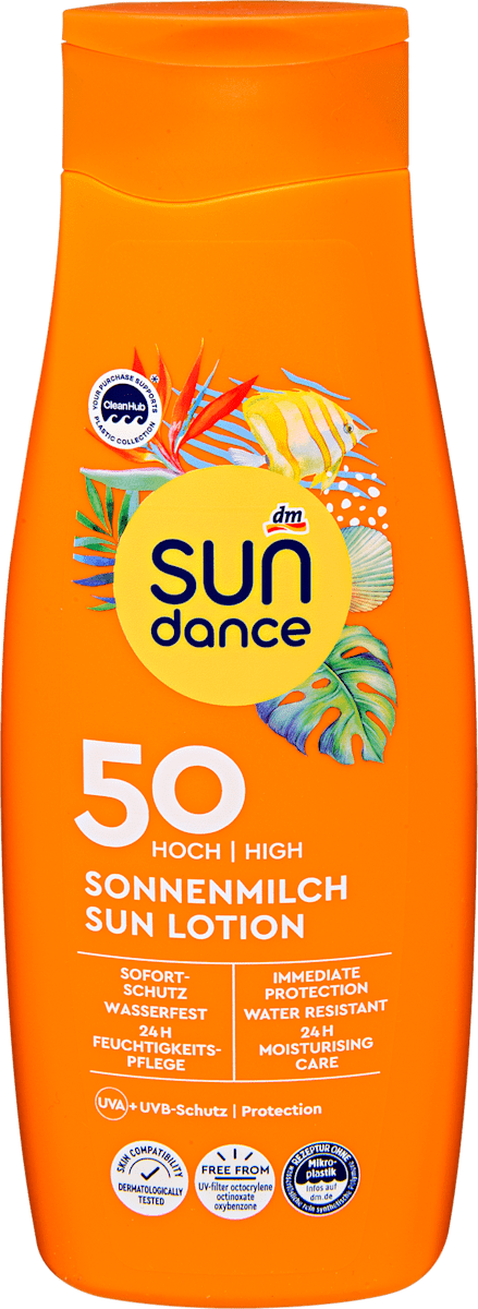 SUNDANCE Naptej FF50 magas fényvédelemmel, nagy kiszelés, 500 ml | dm.hu