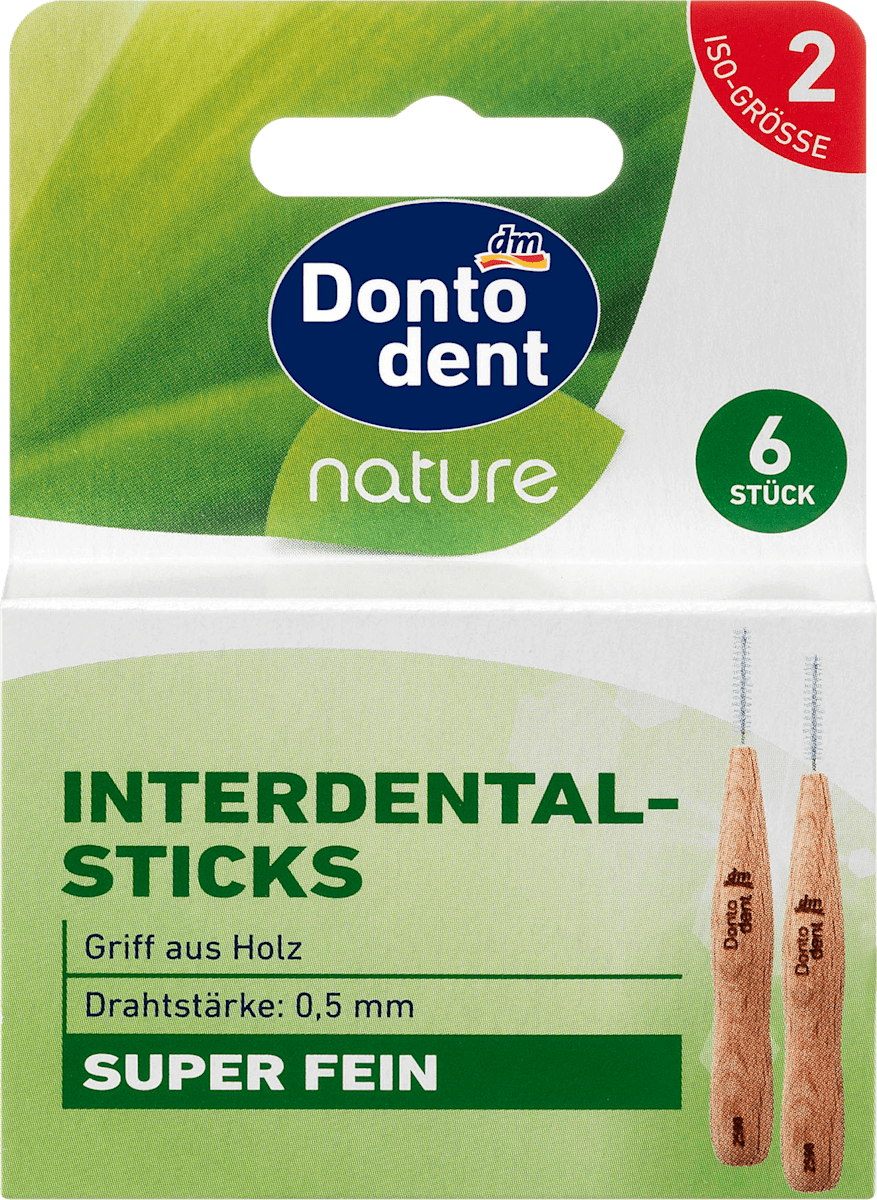 Dontodent Dontodent nature Interdental-Sticks, 6 St, 6 St dauerhaft ...