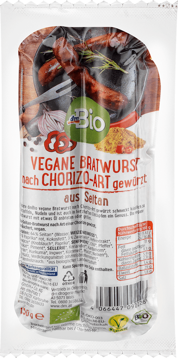 dmBio Údený vegan snack na opekanie, 130 g | mojadm.sk