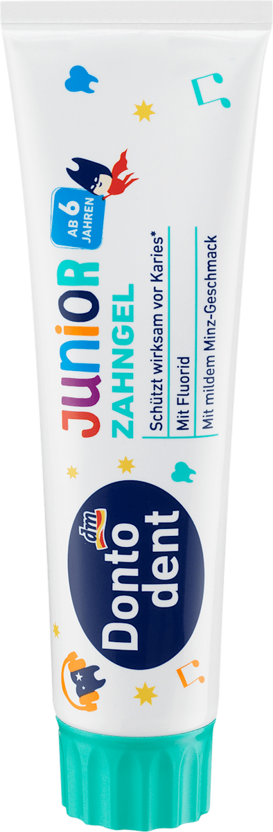 Dontodent Zahnpasta Junior, ab 6 Jahren, 100 ml dauerhaft günstig ... Dontodent Zahnpasta Junior, ab 6 Jahren, 100 ml dauerhaft günstig ...