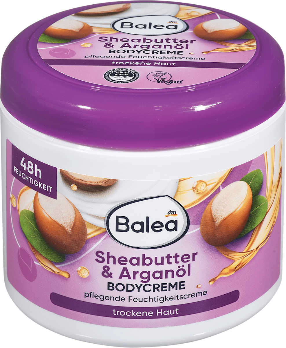 Balea Krema za telo s karitejevim maslom in arganovim oljem, 500 ml | dm.si