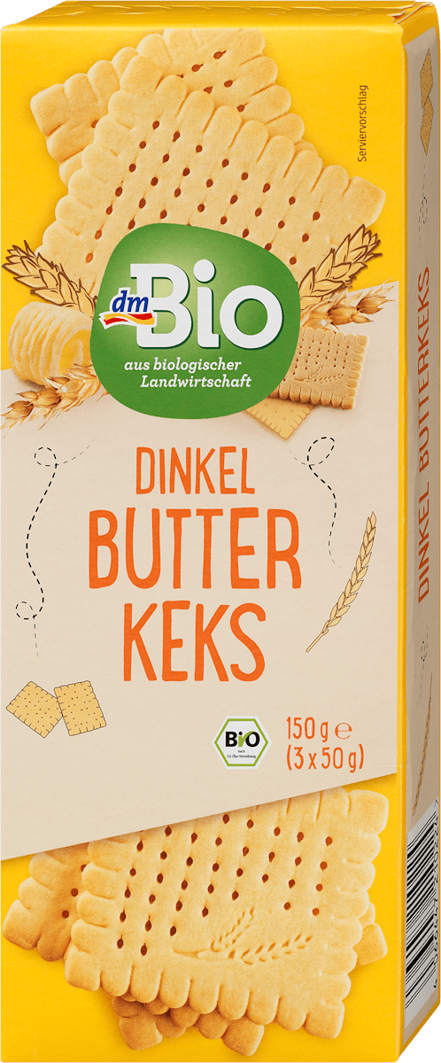 dmBio Butterkekse Dinkel, 150 g | dm.at