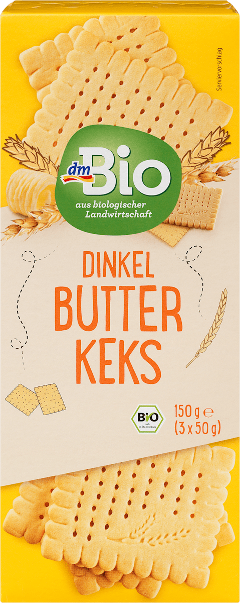 dmBio Butterkekse, Dinkel, 150 g dauerhaft günstig online kaufen | dm.de