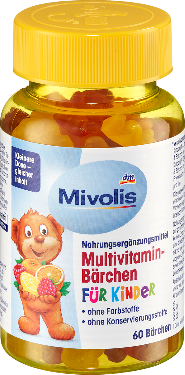 Mivolis Multivitamin-Bärchen für Kinder, 60 St | dm.at